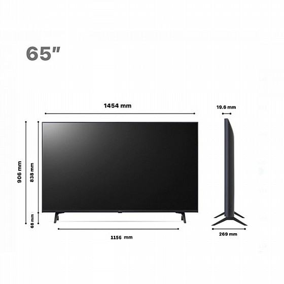טלוויזיה חכמה 65'' LG UHD אל ג'י 65UR78006LL | מסכי טלוויזיה ...
