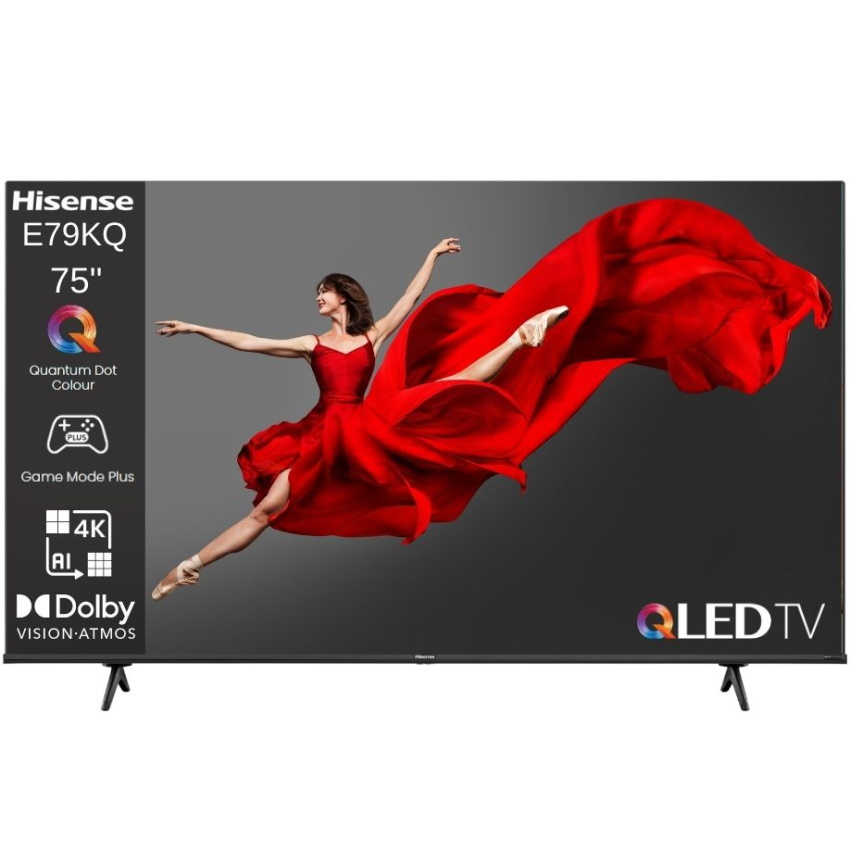 טלוויזיה חכמה 75'' Hisense QLED 4K הייסנס 75E79KQ | מסכי טלוויזיה ...