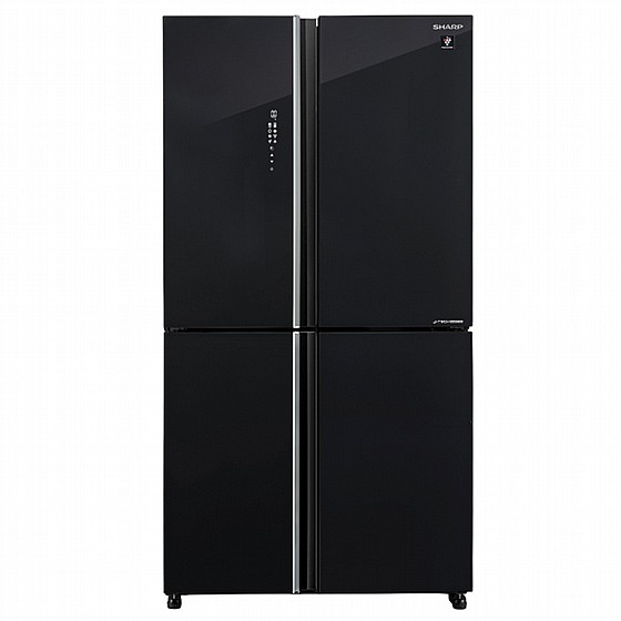 מקרר 4 דלתות - 532 ליטר Sharp שארפ SJ-8590BK זכוכית שחורה | מקרר 4 ו 5 דלתות | מקררים ומקפיאים ...