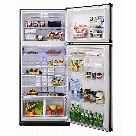 מקרר מקפיא עליון - 550 ליטר Sharp שארפ SJ-3770-WH לבן | מקררי מקפיא עליון | מקררים ומקפיאים ...