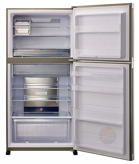 מקרר שארפ מקפיא עליון 517 ליטר דגם SHARP SJ4650DS זכוכית כסוף כהה | מקררי מקפיא עליון | מקררים ...