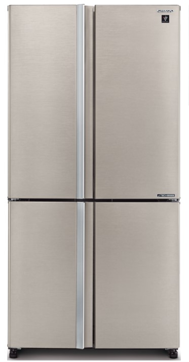 מקרר 4 דלתות שארפ SJFERN87VBS SHARP בנפח 611 ליטר בטכנולוגית J-Tech ...